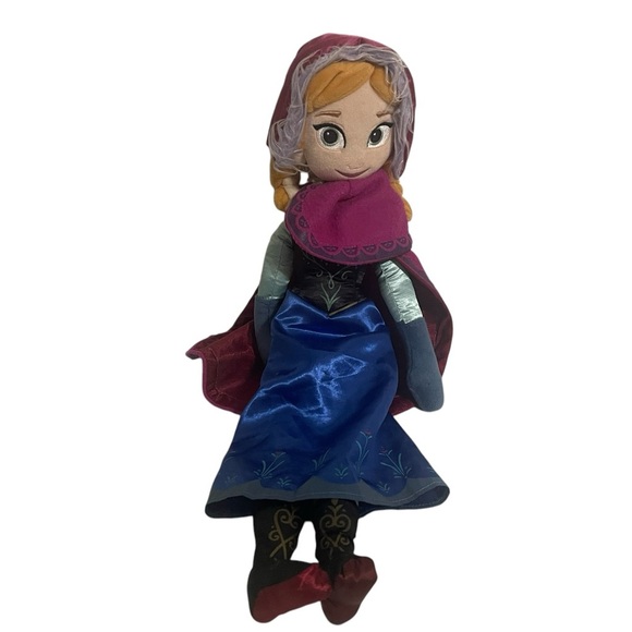 Disney | Toys | Disney Frozen 23 Princess Anna Plush Doll Cape Hood ...